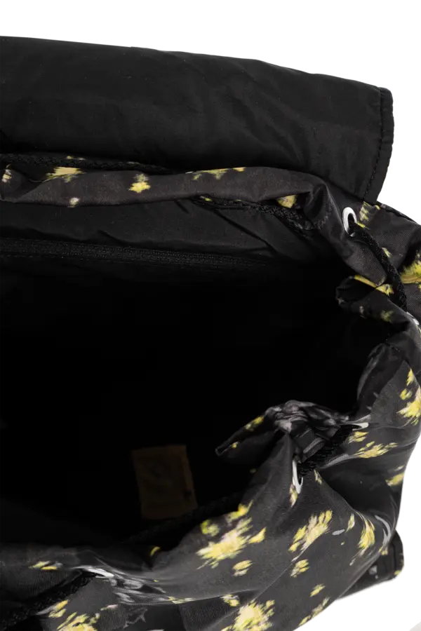 GANNI Floral Motif Backpack - Grey