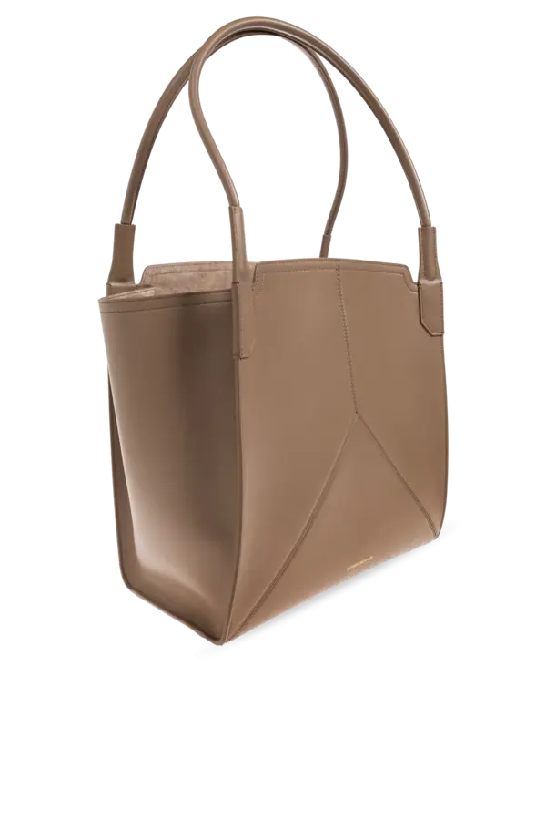 Victoria Beckham Leather Shopper Bag - Brown