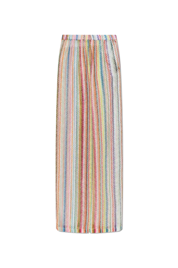 Missoni Chevron Stripe Wide-leg Trousers - Multicolour