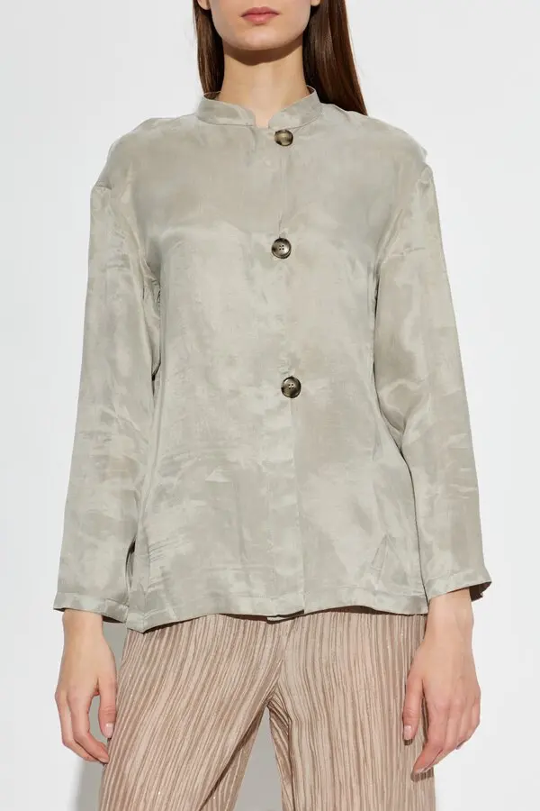 Emporio Armani Long-sleeved Shirt - Grey