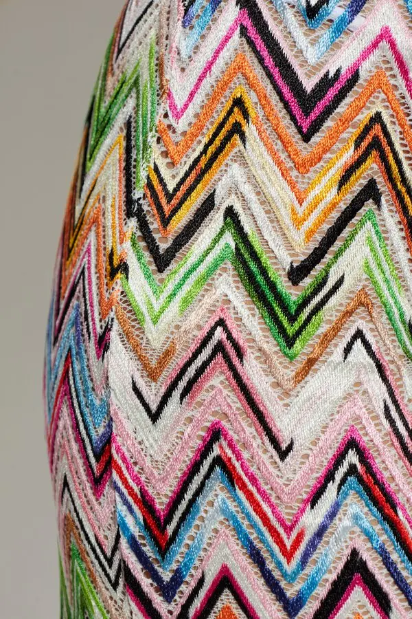 Missoni Wide-leg Chevron Trousers - Multicolour
