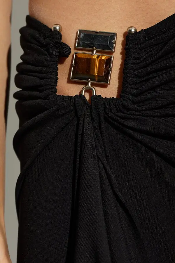 Christopher Esber Bezel Quartz Cascade Skirt