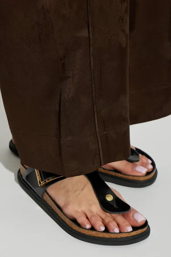 BIRKENSTOCK Gizeh Buckled Flip-flops - Black