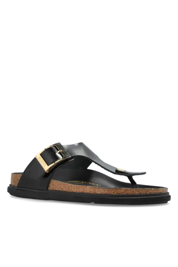 BIRKENSTOCK Gizeh Buckled Flip-flops - Black