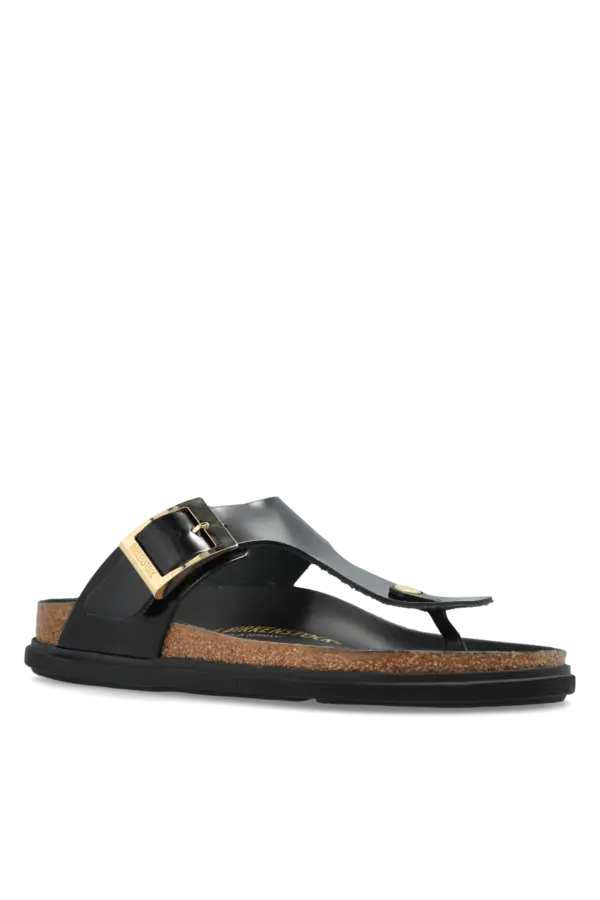 BIRKENSTOCK Gizeh Buckled Flip-flops - Black
