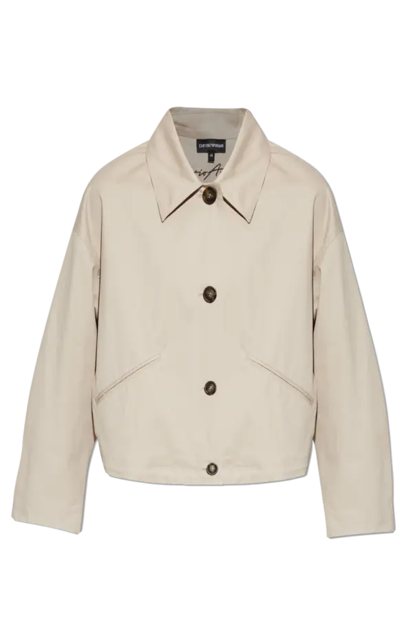 Emporio Armani Cotton Jacket - Beige