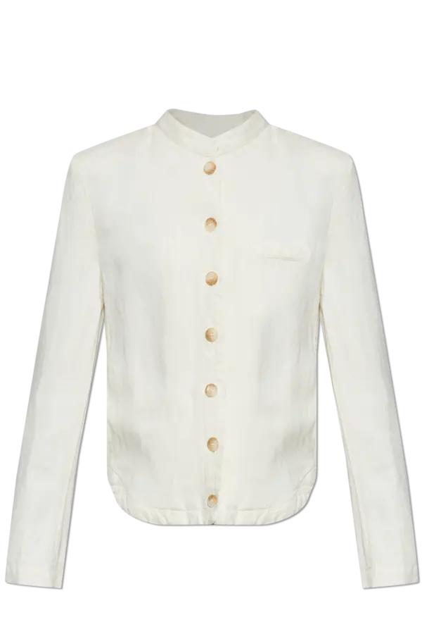 Emporio Armani Jacket With Pocket - Cream