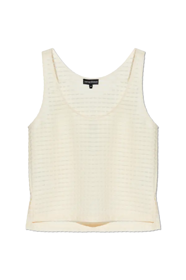 Emporio Armani Sleeveless Transparent Top