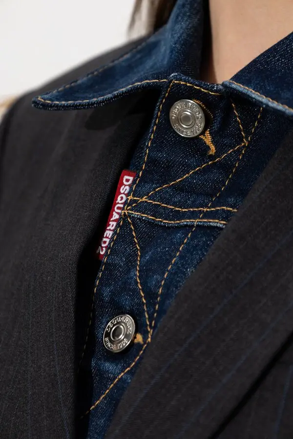 Dsquared2 Combined Fabric Blazer