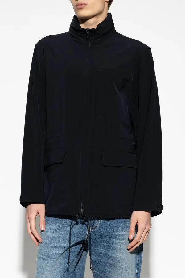 Emporio Armani Jacket With Pockets - Black