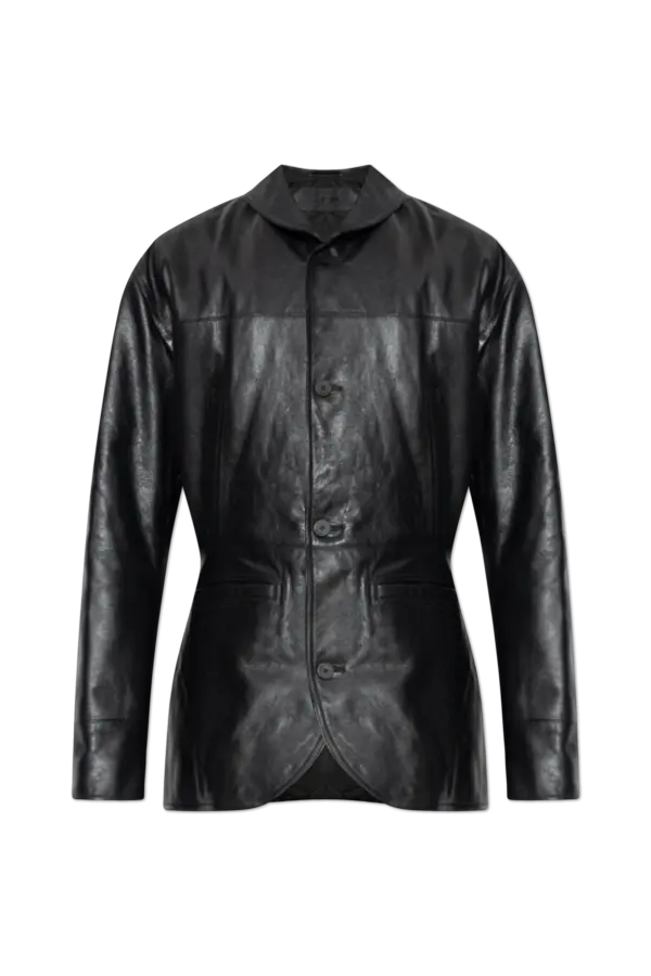 Jacquemus Leather Jacket `gardian - Black