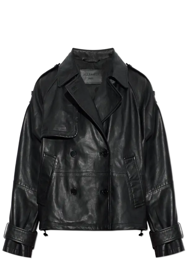 ALLSAINTS Reya Leather Jacket - Black