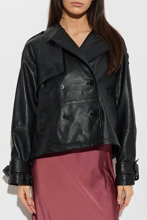 ALLSAINTS Reya Leather Jacket - Black