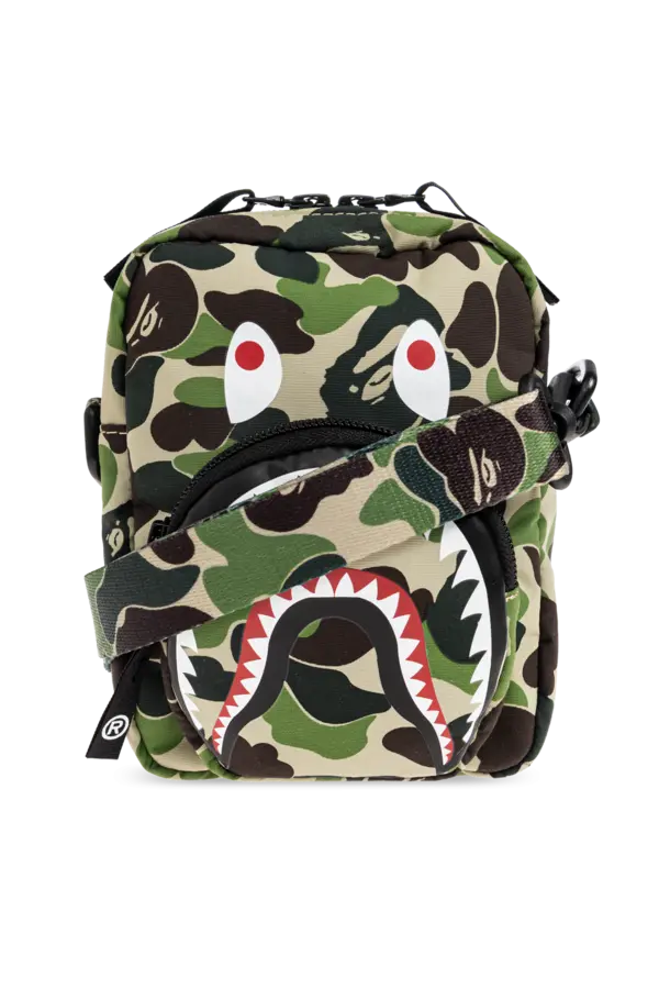 A BATHING APE Shoulder Bag With Print - Green