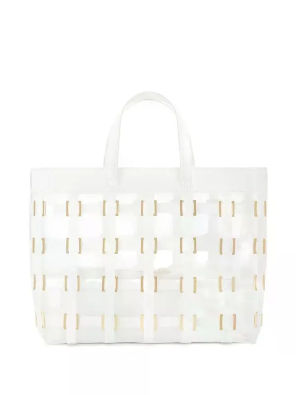 Elisabetta Franchi Ring-details Mesh Tote Bag