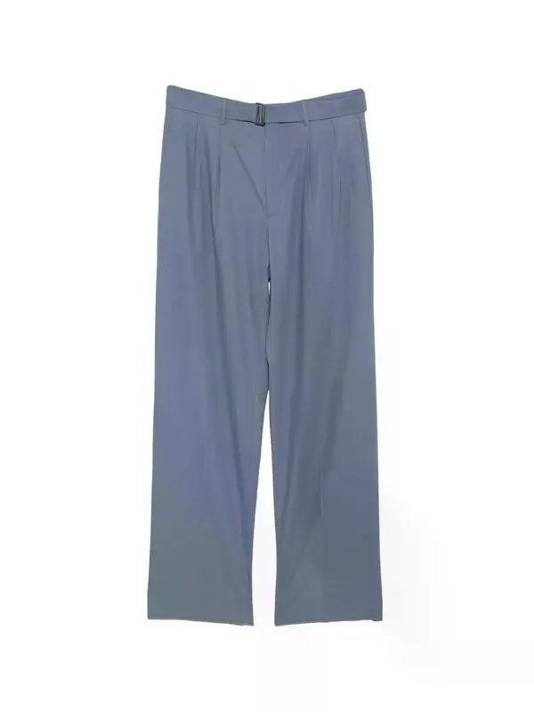 Tagliatore Belted Straight-leg Trousers