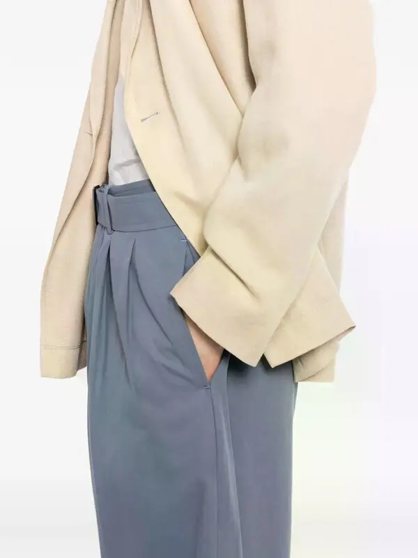 Tagliatore Belted Straight-leg Trousers