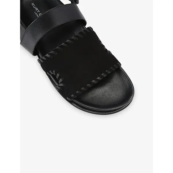 Kurt Geiger Baker Flat Sandals - Black