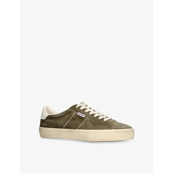 GOLDEN GOOSE Soul Star Suede Trainers - Green Oth