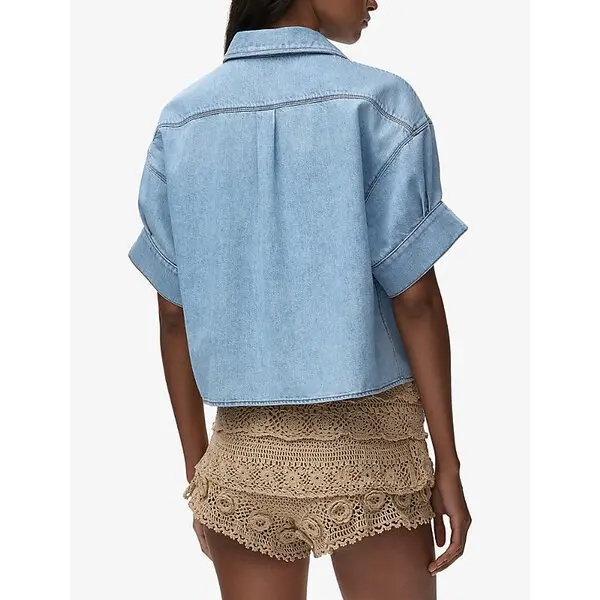 Loewe X Paula's Ibiza Short-sleeve Denim Shirt