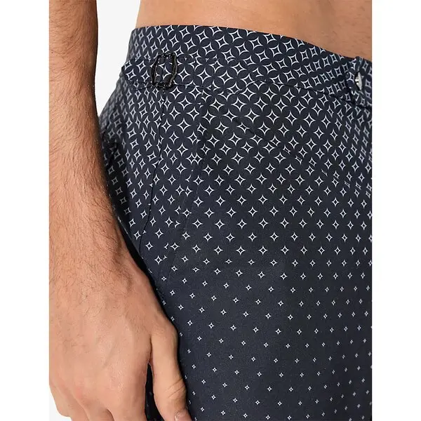 REISS Geo-print Swim Shorts