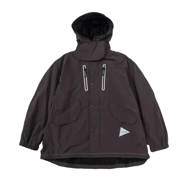 AND WANDER Fishtail Octa Coat - Brown