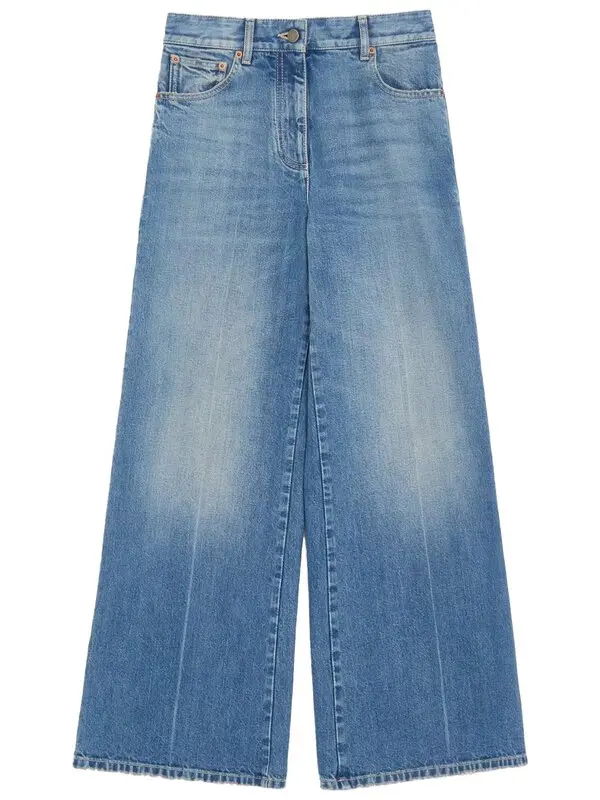 Valentino Garavani Wide-leg Jeans - Blue