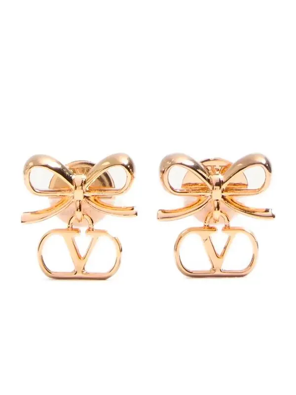 Valentino Garavani Vlogo Signature Earrings - Metallic