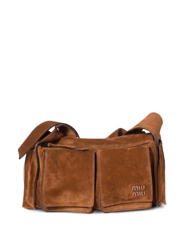 Miu Miu Utility Shoulder Bag - Brown