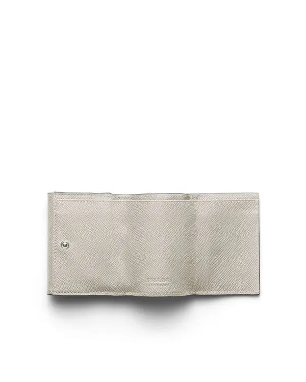 Prada Small Saffiano Leather Wallet - Neutral