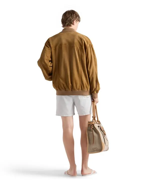 Prada Suede Blouson Jacket
