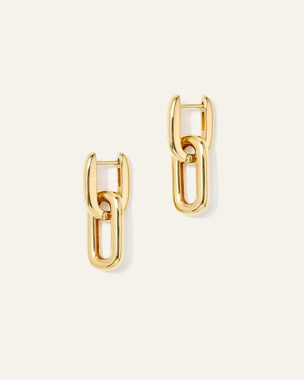 Quince Convertible U Hoop Earrings - Gold Vermeil