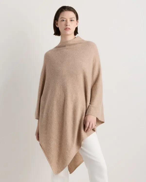 Quince Mongolian Cashmere Poncho