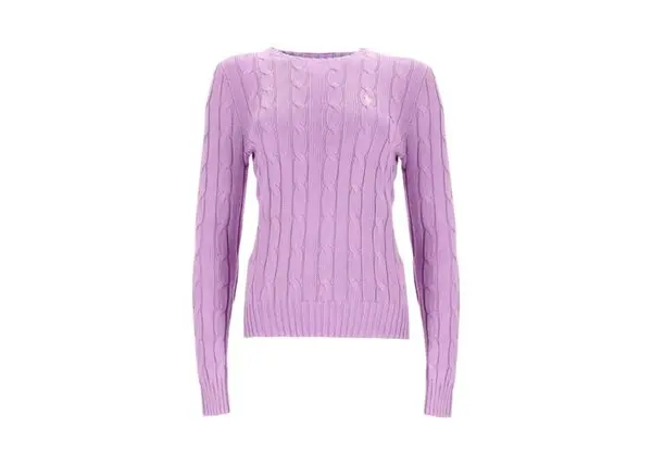 Polo Ralph Lauren Pima Cotton Julianna Long Sleeve Pullover - Bright Aster