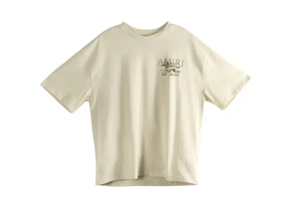 Amiri Hope And Dreams Os T-shirt - Alabaster