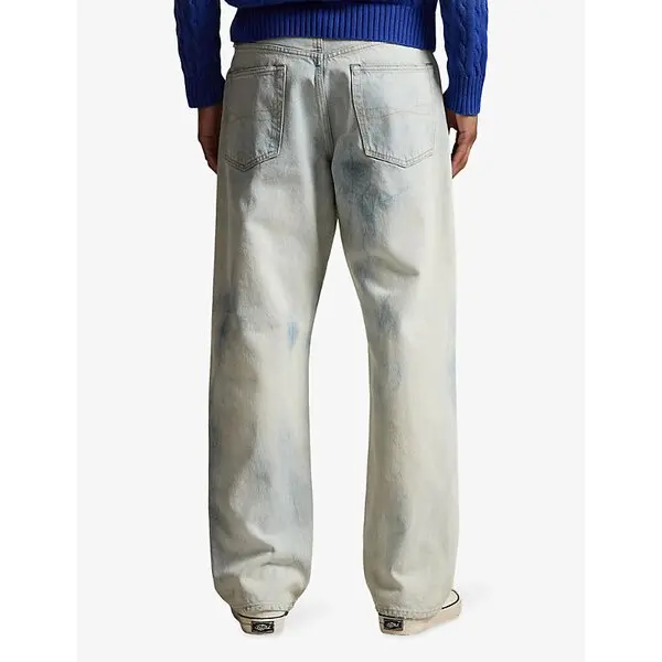 Polo Ralph Lauren Distressed Straight-leg Denim Jeans