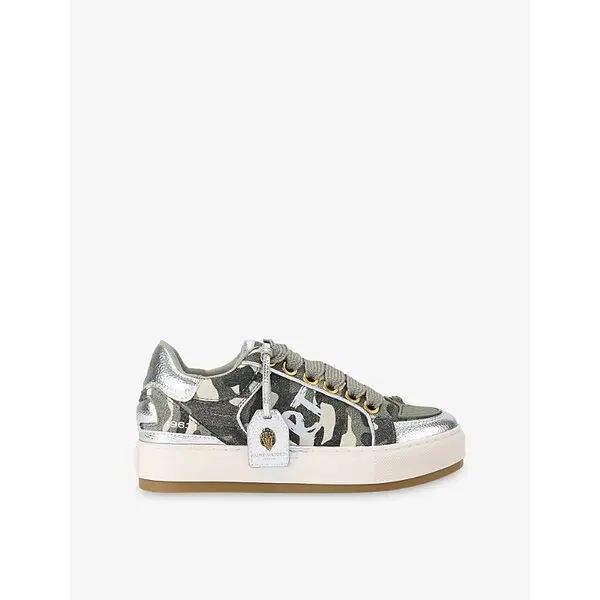 Kurt Geiger Southbank Tag Canvas Trainers