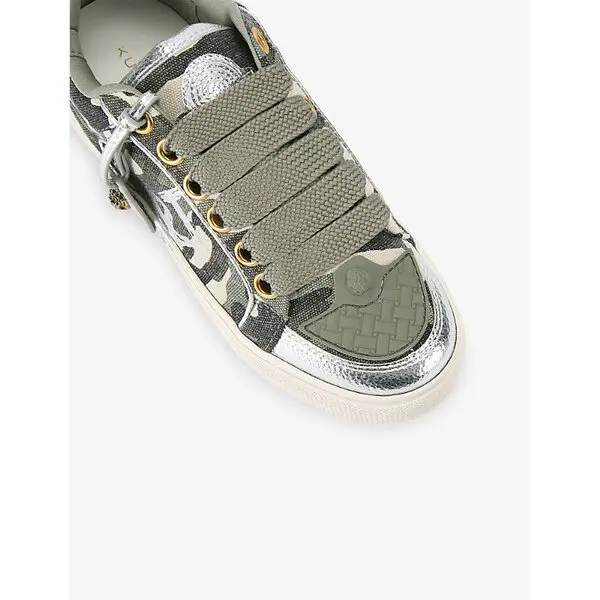 Kurt Geiger Southbank Tag Canvas Trainers