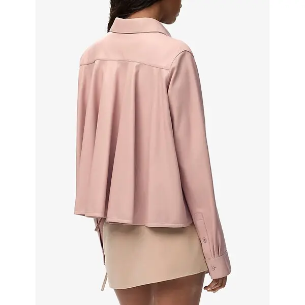 Loewe X Paula's Ibiza Brand-embossed Leather Shirt