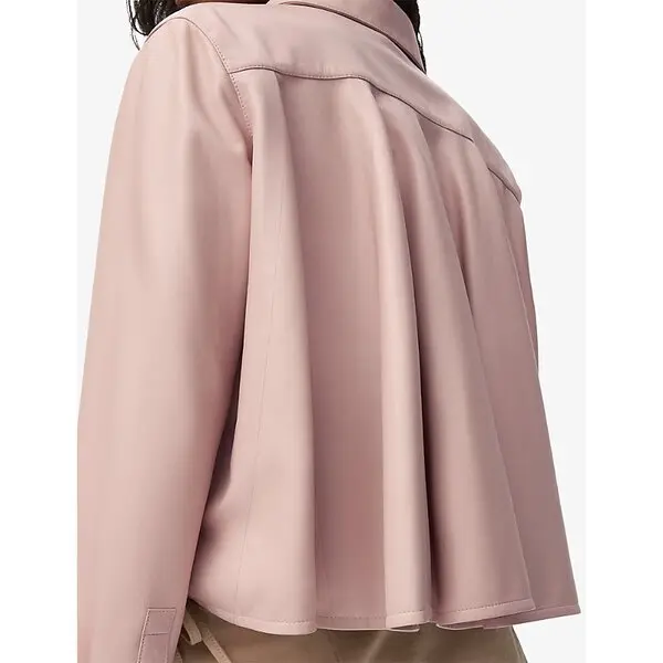 Loewe X Paula's Ibiza Brand-embossed Leather Shirt