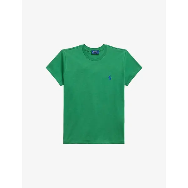 Polo Ralph Lauren Logo-print Short-sleeve Cotton T-shirt - Fiji Green