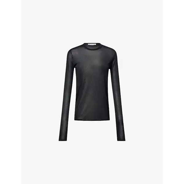 THE FRANKIE SHOP Knitted Woven Top