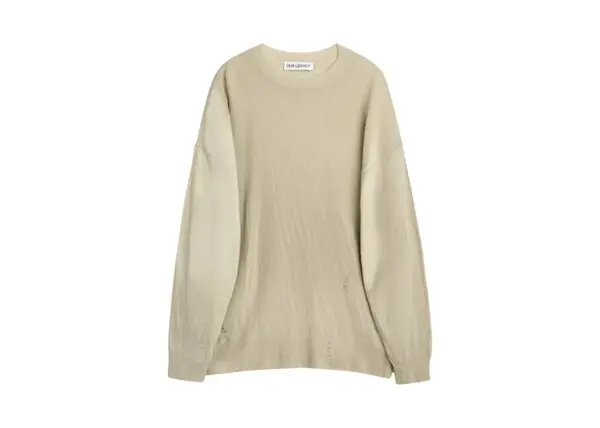 Our Legacy Slant Knit Sweater - Tan