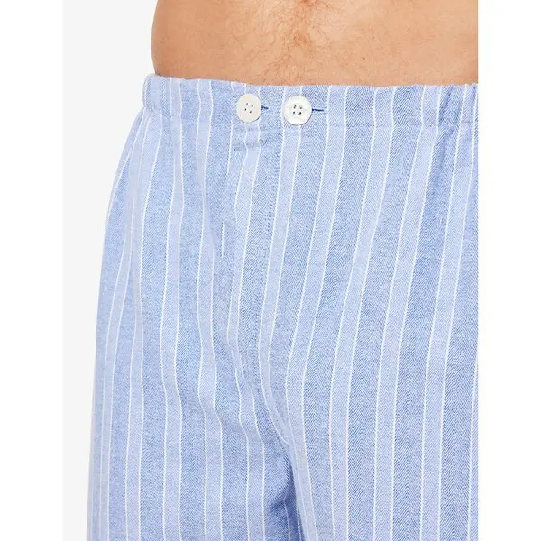 Derek Rose Arrna 20 Stripe Cotton Pyjama Set