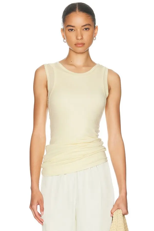 AGOLDE Finch Tank Top - Lemon Drop