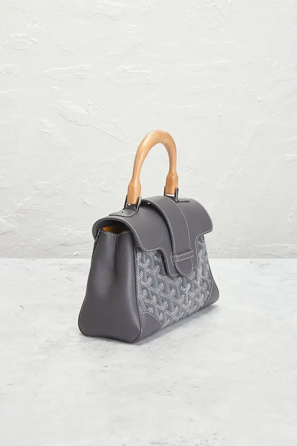 Goyard Mini Saigon Souple Handbag - Grey