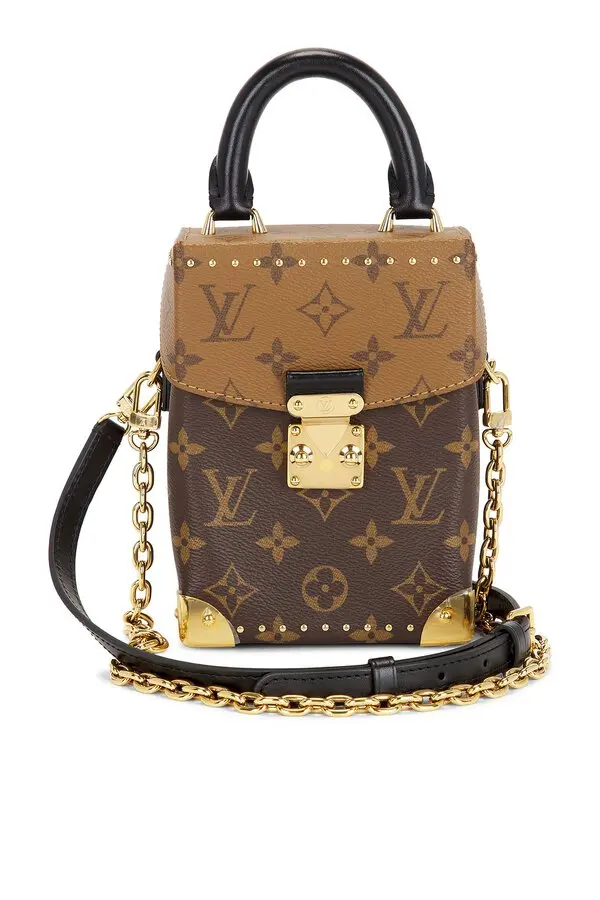 LOUIS VUITTON Monogram Reverse Camera Box Handbag