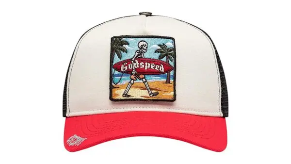 GODSPEED Mood Trucker Ii Hat - White/red/patches