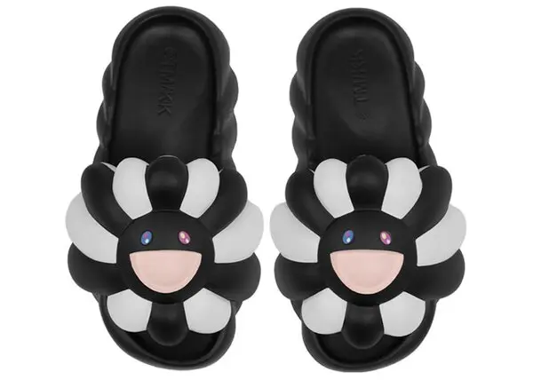 TAKASHI MURAKAMI Ohana Fullbloom Slide - Black