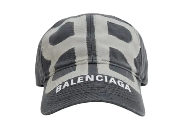 Balenciaga Bb Sprayed Cap - Grey